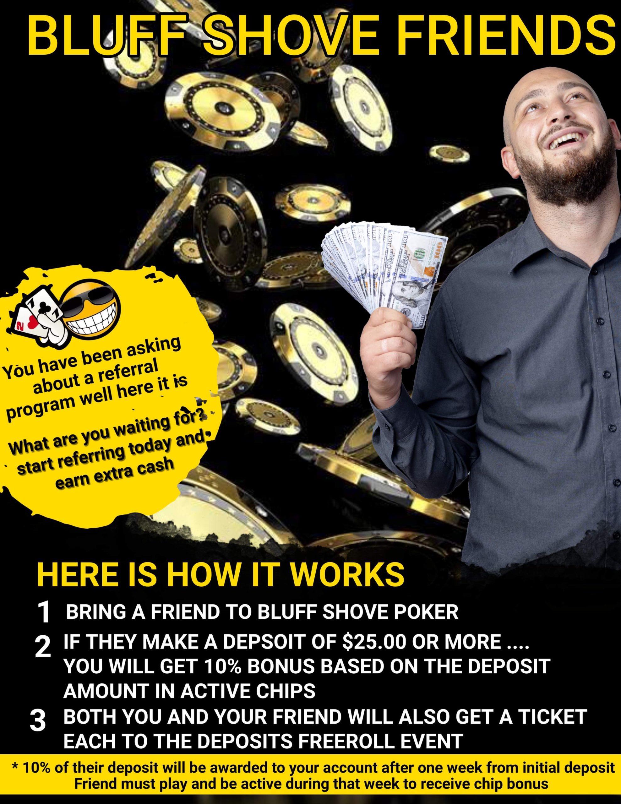 Bluff Shove Promos & Special Events: » Bluff Shove Poker